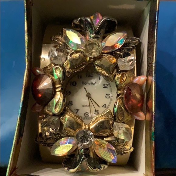 bonetto | Jewelry | Custom Decorated Watch | Poshmark
